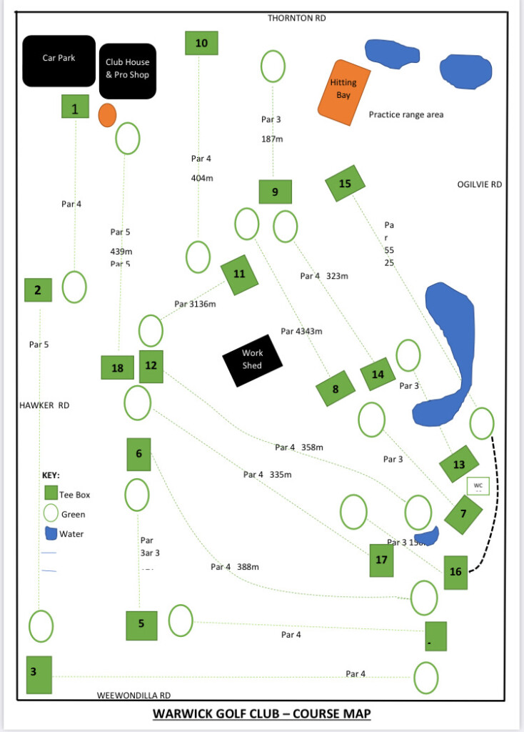 Course Details – Warwick Golf Club